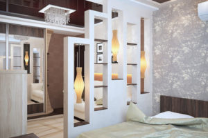 18 ideas of what can be done from drywall - Paint City